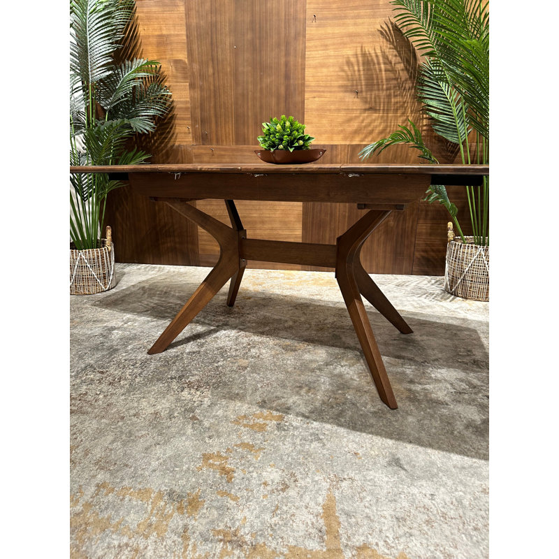 Corrigan Studio® Radiant Elm Extendable Dining Table | Wayfair